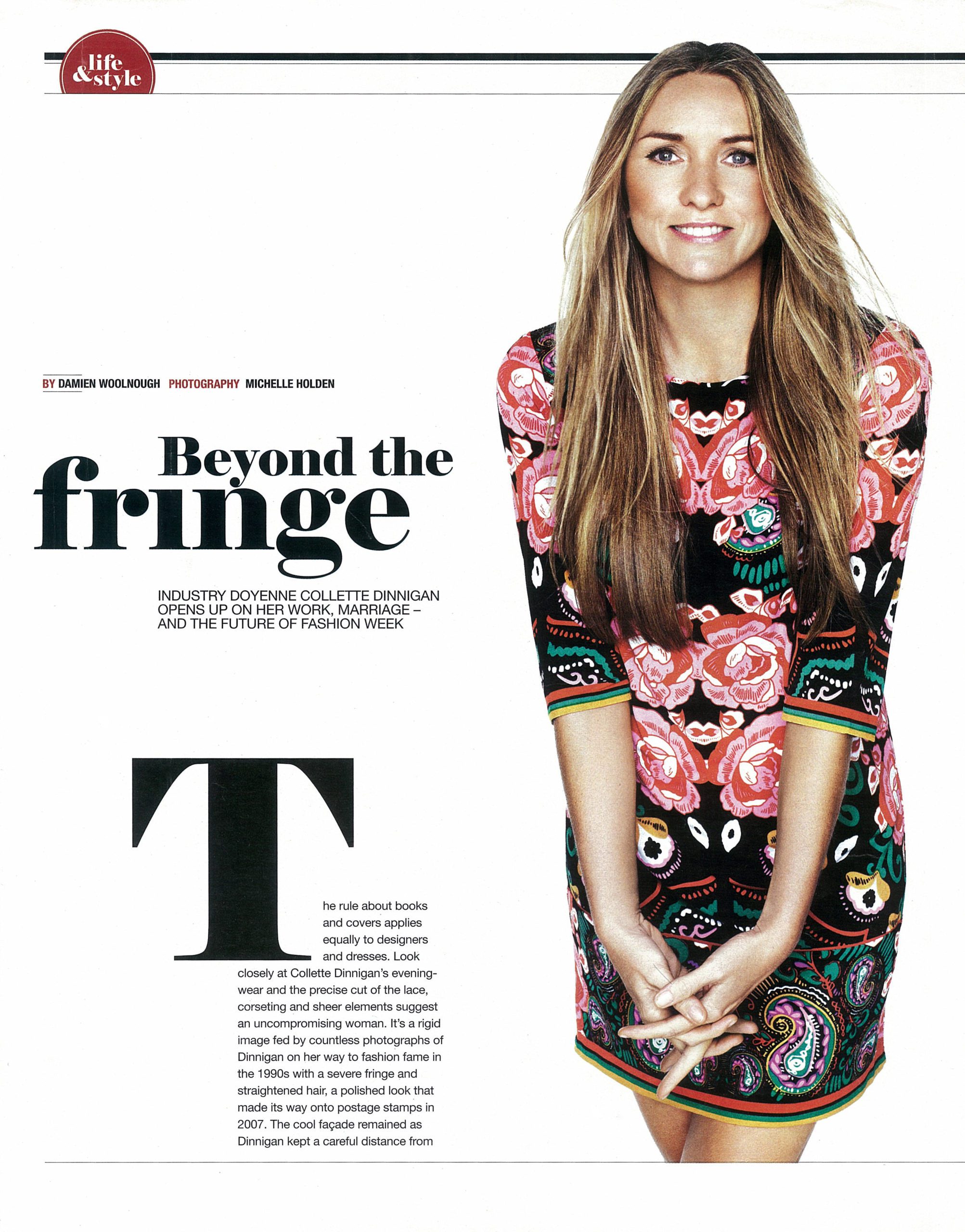 2012 The Weekend Australian - Collette Dinnigan