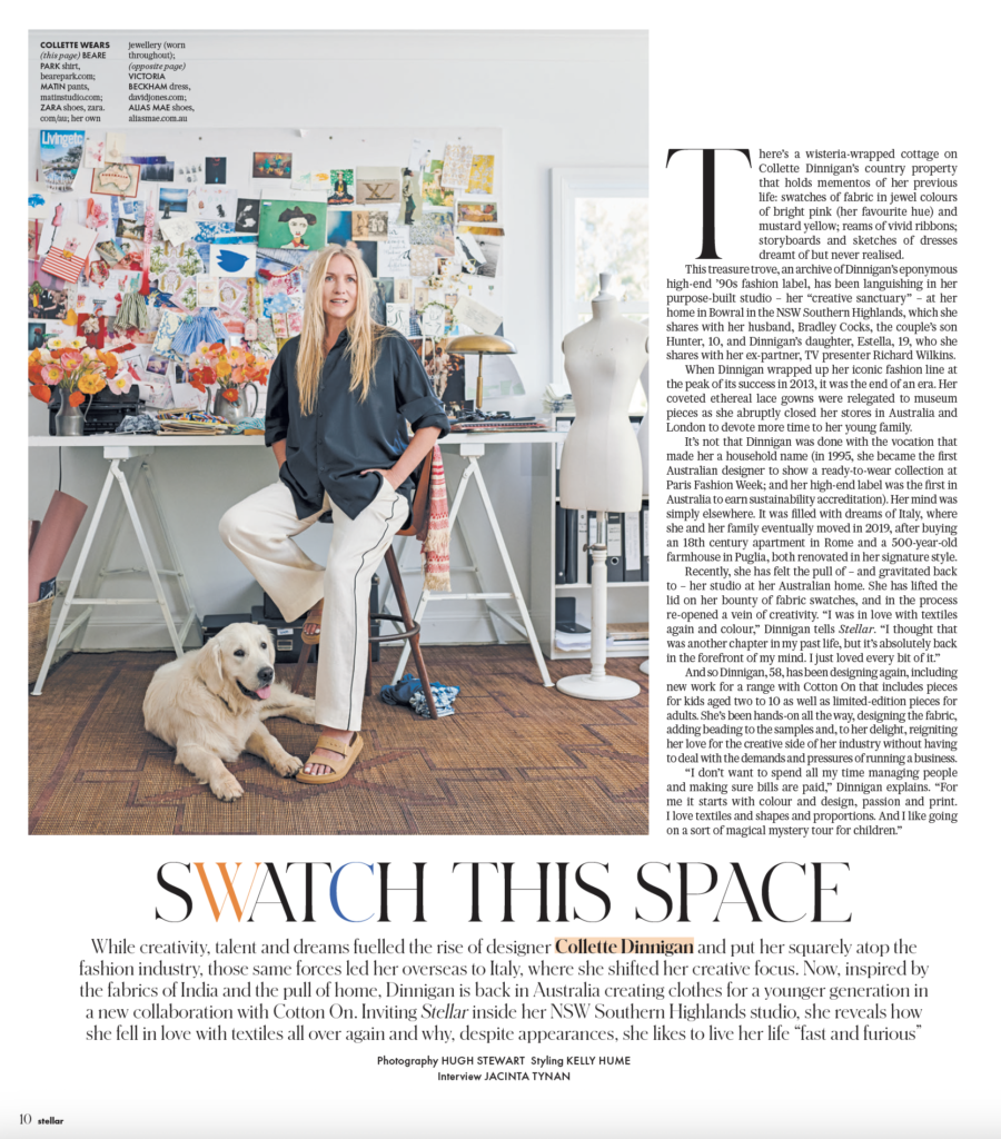 October 2023 Stellar Magazine - Collette Dinnigan